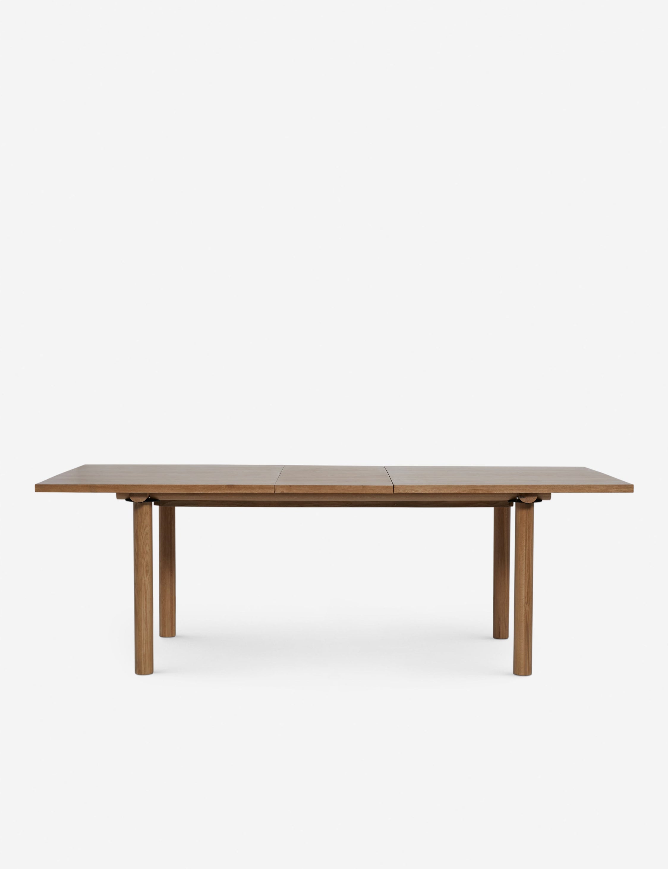 Hewitt Extendable Oak Wood Dining Table