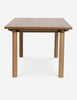 Hewitt Extendable Oak Wood Dining Table