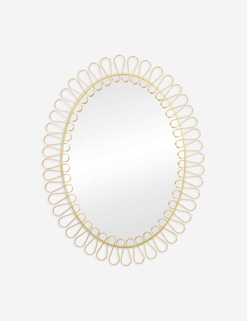 Jazlyn Oval Wire Frame Mirror