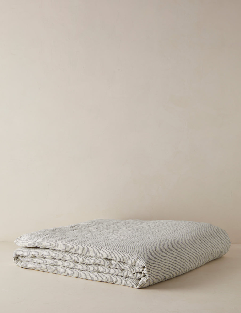 Lammin Linen Quilted Coverlet by Sarah Sherman Samuel