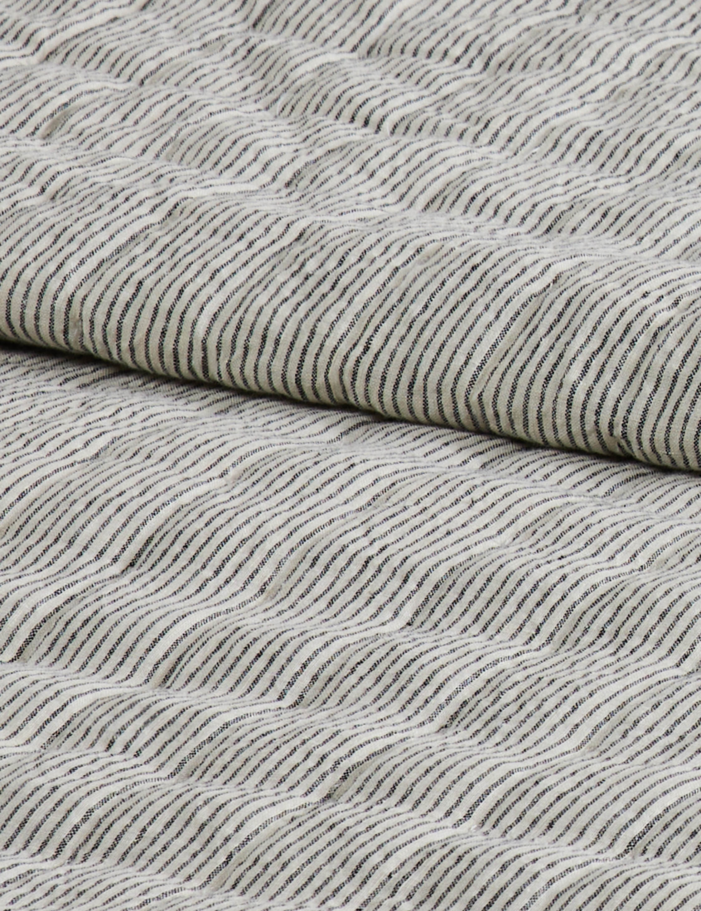 Lammin Linen Quilted Coverlet by Sarah Sherman Samuel