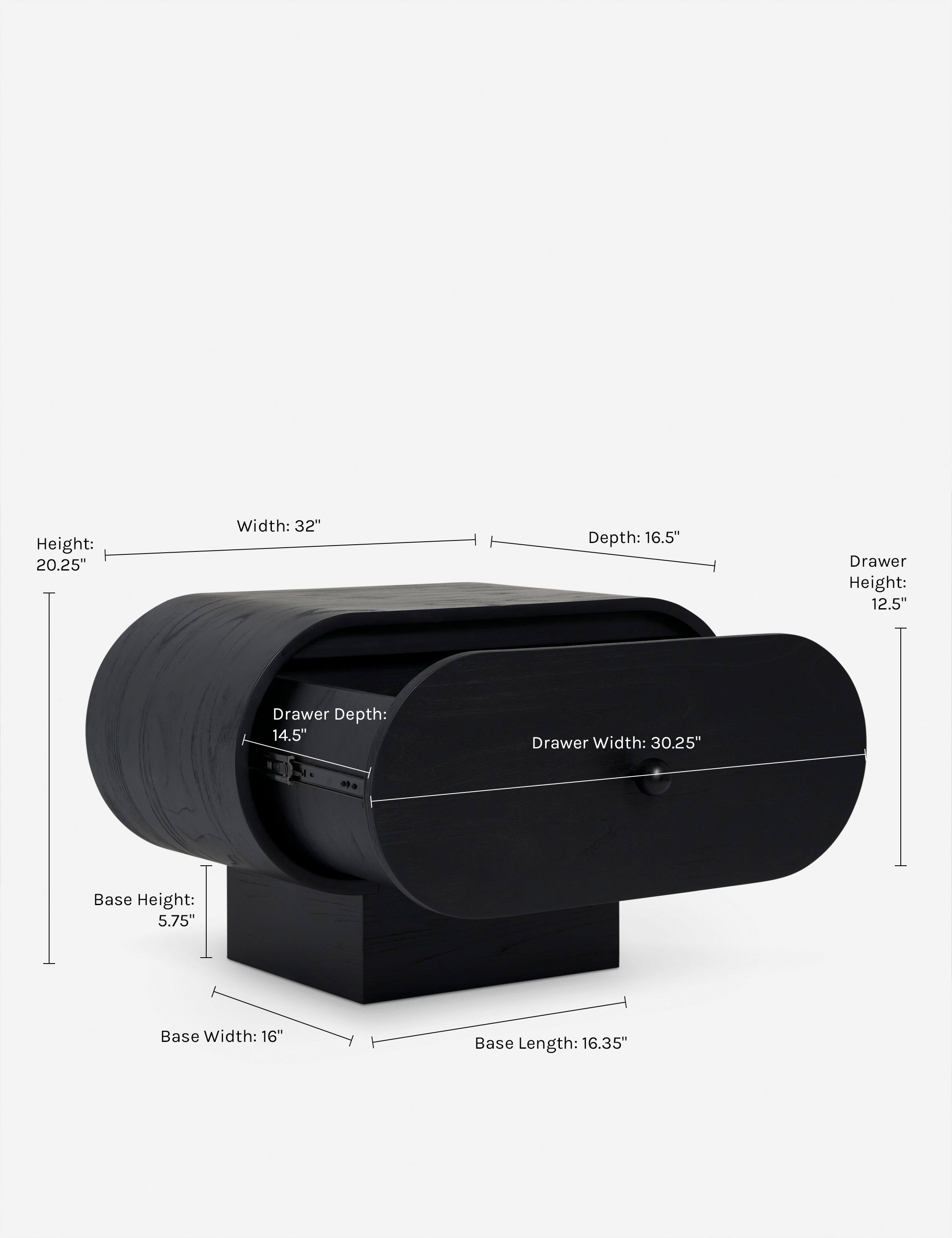 Laughlin Nightstand by Sarah Sherman Samuel
