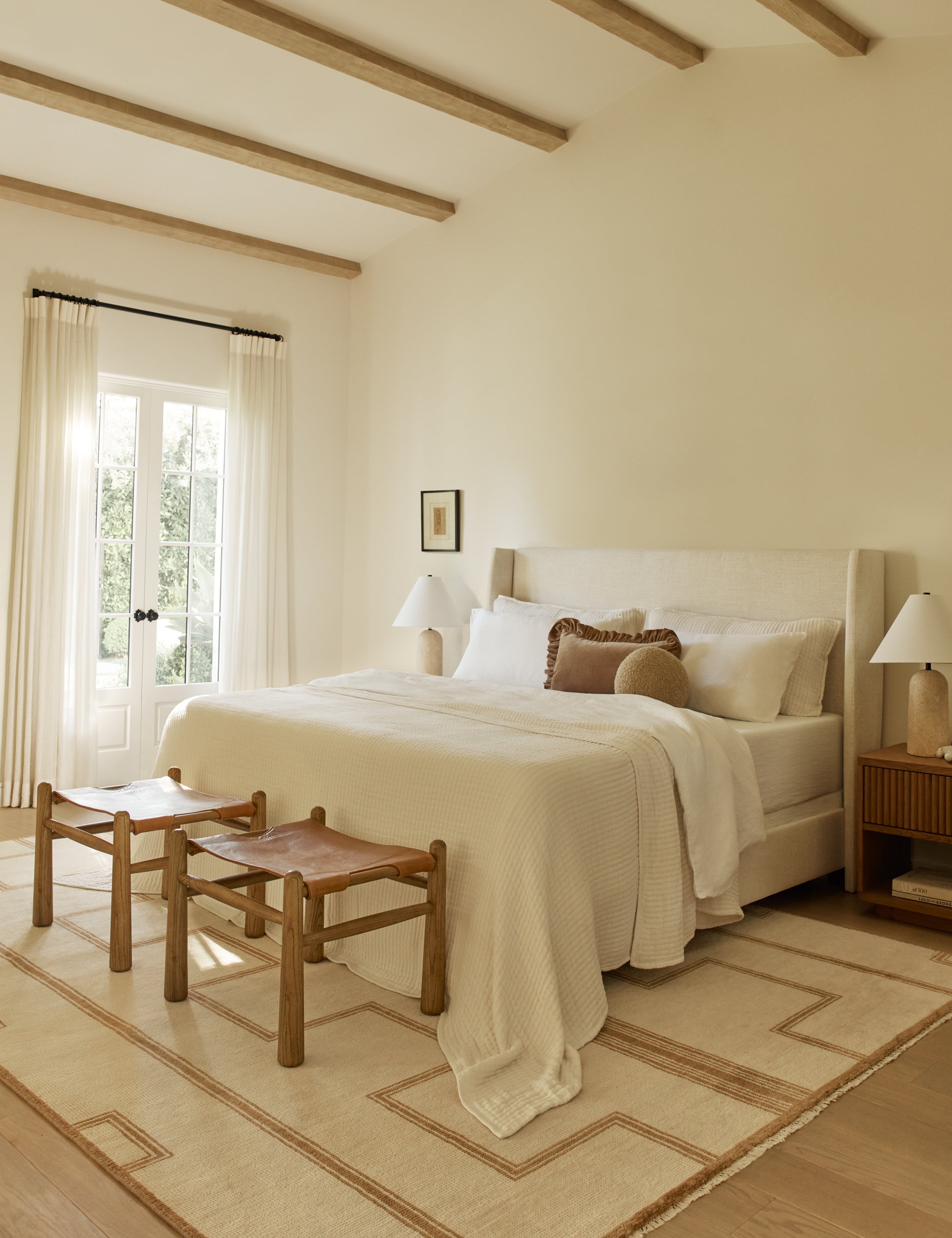 Safir Hand-Knotted Geometric Wool Rug