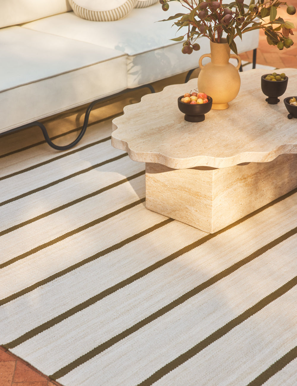 Stripe Indoor / Outdoor Rug by Sarah Sherman Samuel