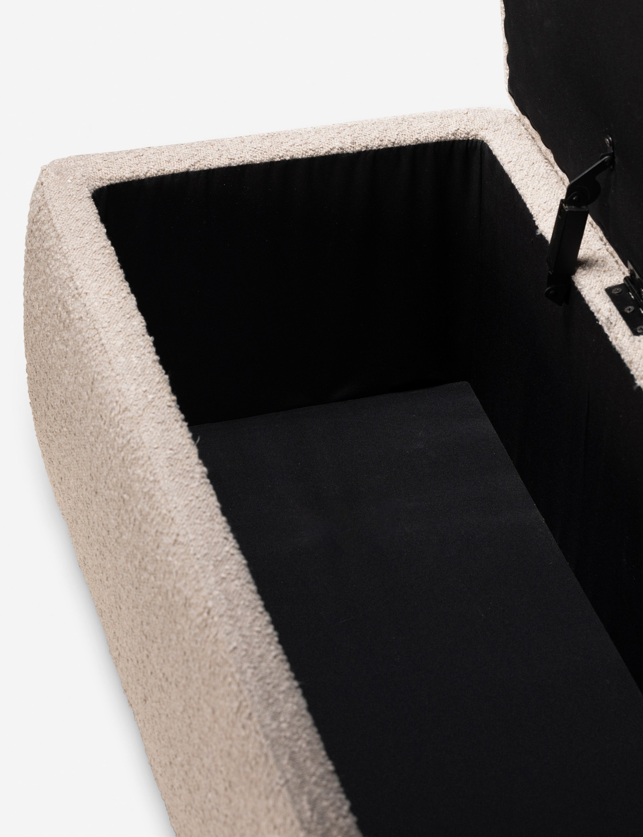 Amalia Boucle Storage Bench