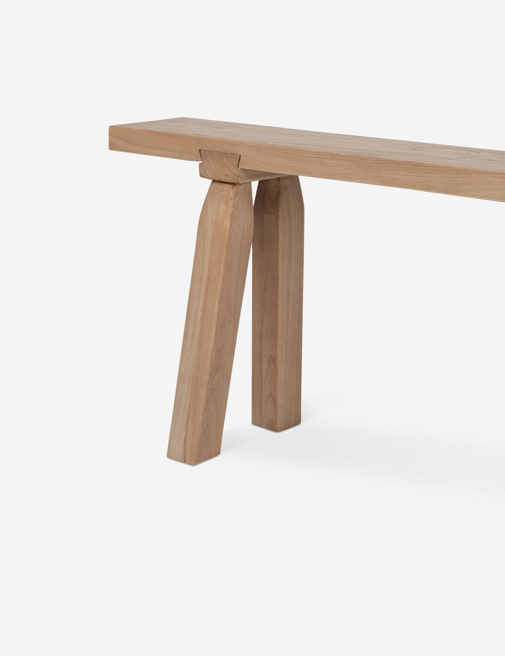 Leif Rustic Wooden Bench