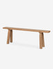 Leif Rustic Wooden Bench
