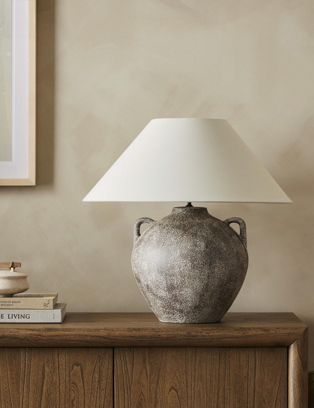 Coralyn Table Lamp With Decorative Handles