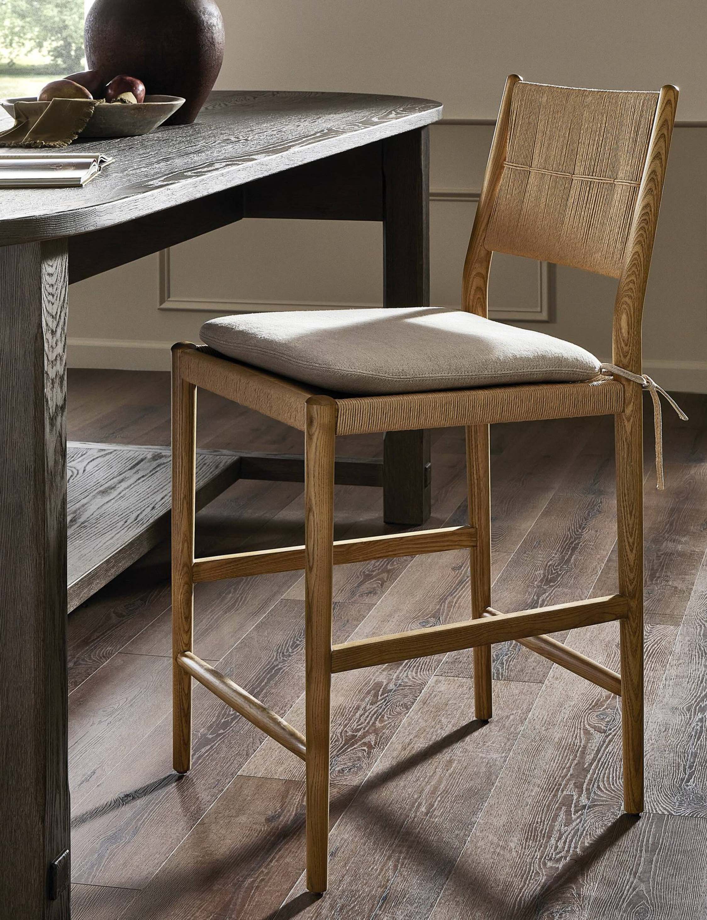 Dara Bar and Counter Stool by Amber Lewis x Four Hands