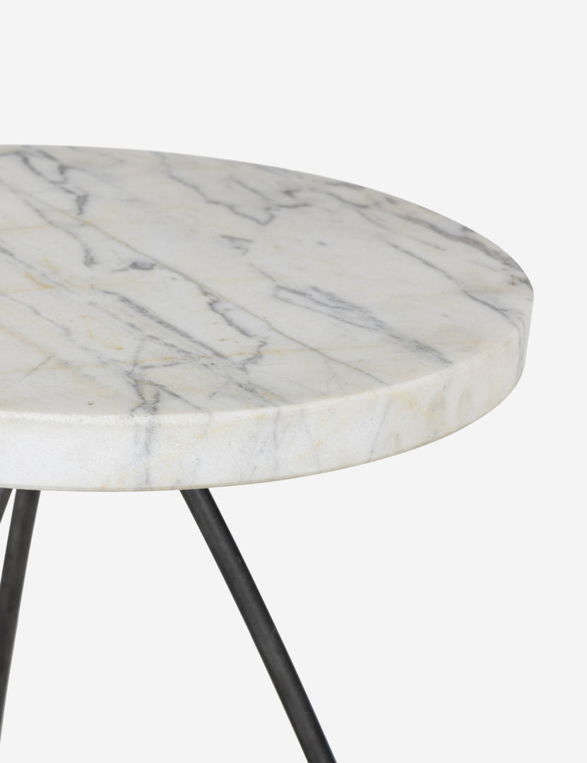 Vanetta Round Marble Side Table