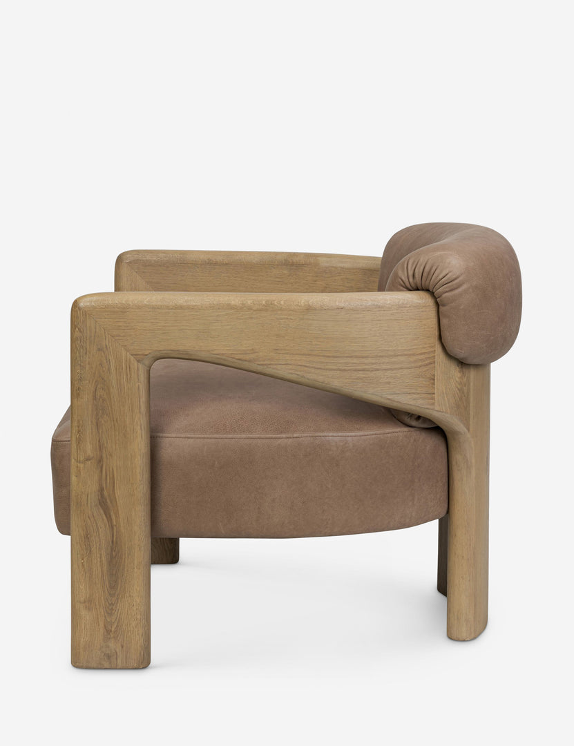 Bazin Leather Accent Chair