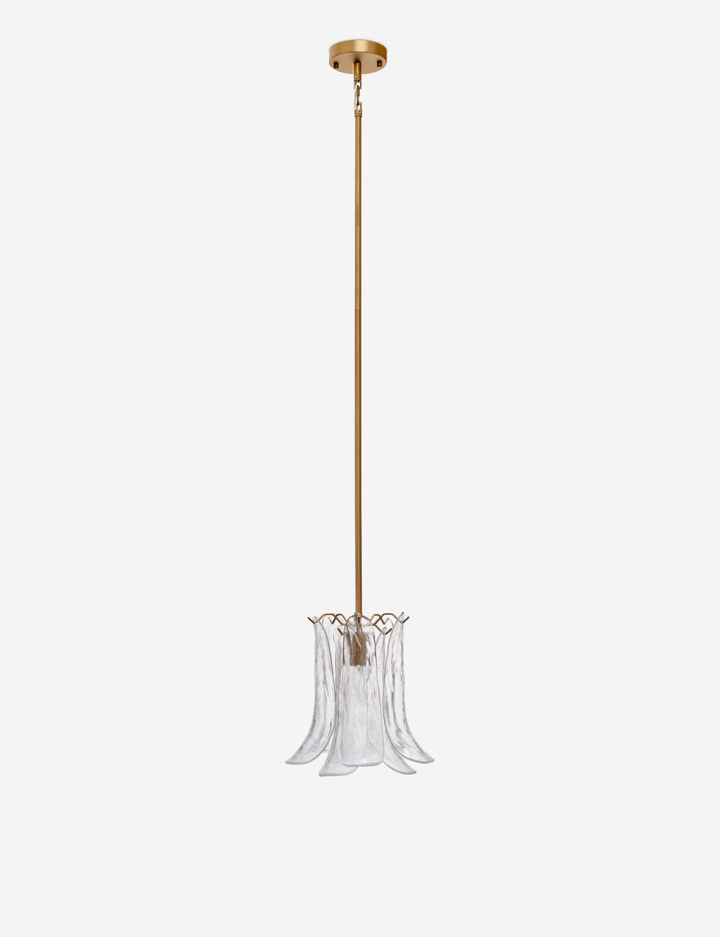 Pallie Sculptural Glass Pendant Light