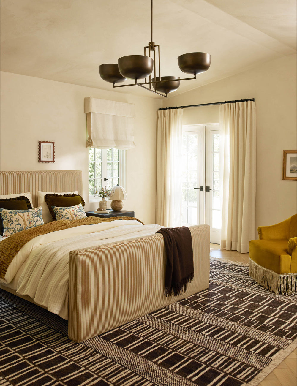 Allard Moroccan-Style Hand-Knotted Wool Rug