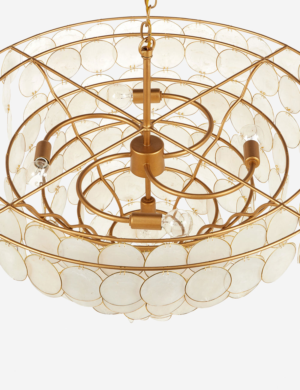 Tallents Capiz Semi-Flush Mount Light