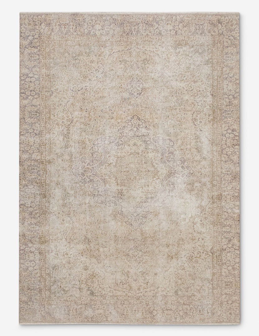 Vintage Turkish Hand-Knotted Wool Rug No. 541, 7'9" x 11'3"