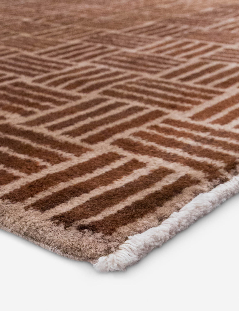 Vintage Turkish Hand-Knotted Wool Rug No. 542, 6'6" x 9'5"