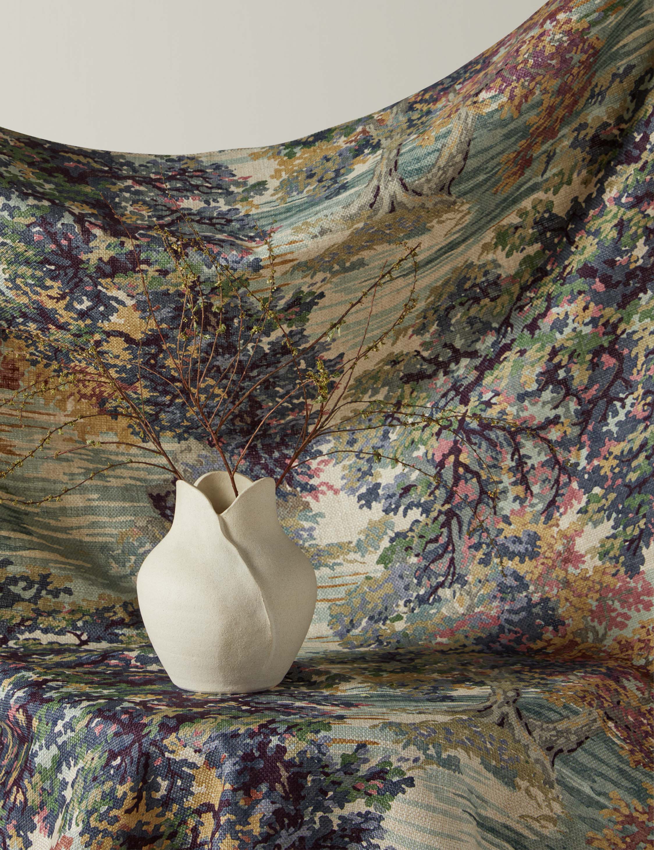 Ancient Canopy Viscose Fabric by Morris & Co.