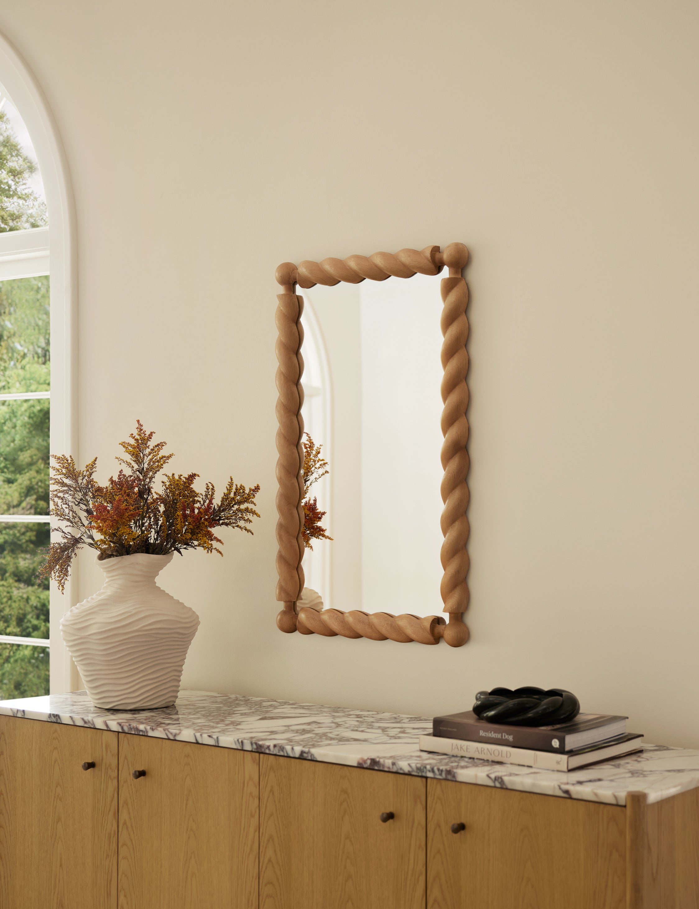 Braided Mirror by Sarah Sherman Samuel