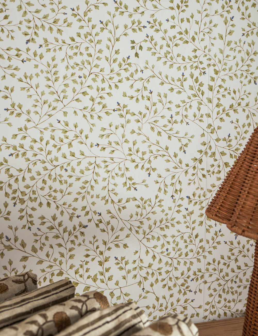 Dainty Leaves Wallpaper by Rylee + Cru