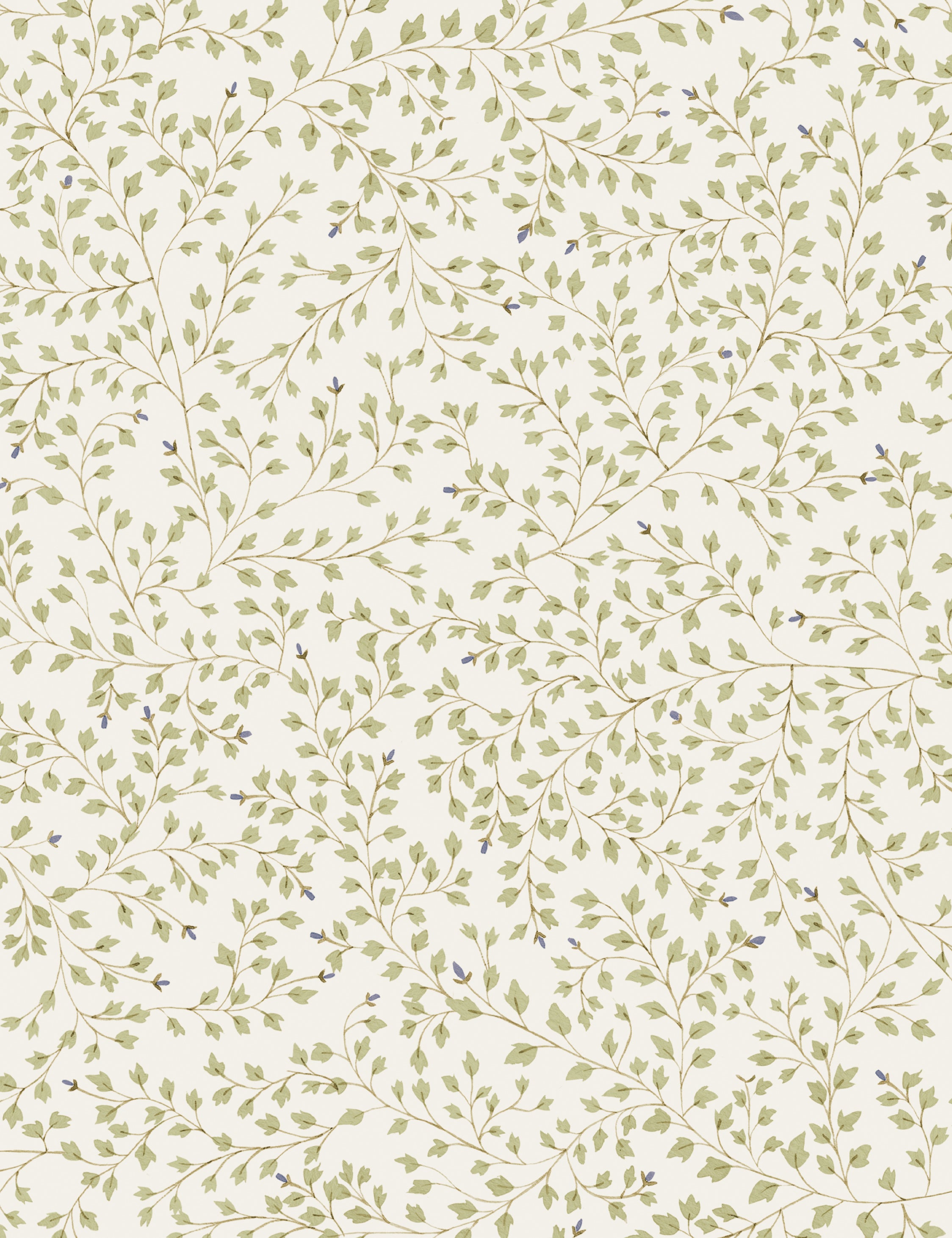 Dainty Leaves Linen Curtain Panel by Rylee + Cru