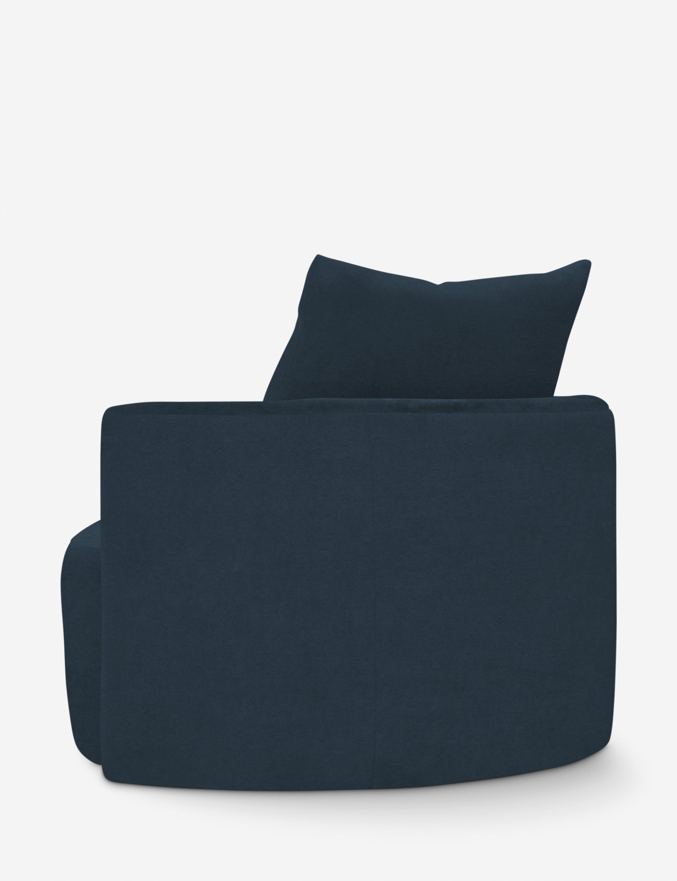 Dawson Oversized Slipcover Swivel Chair