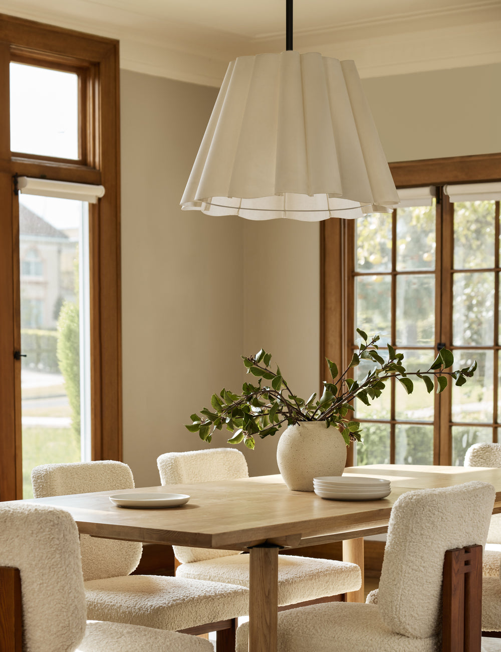 Matthews Pleated Pendant Light