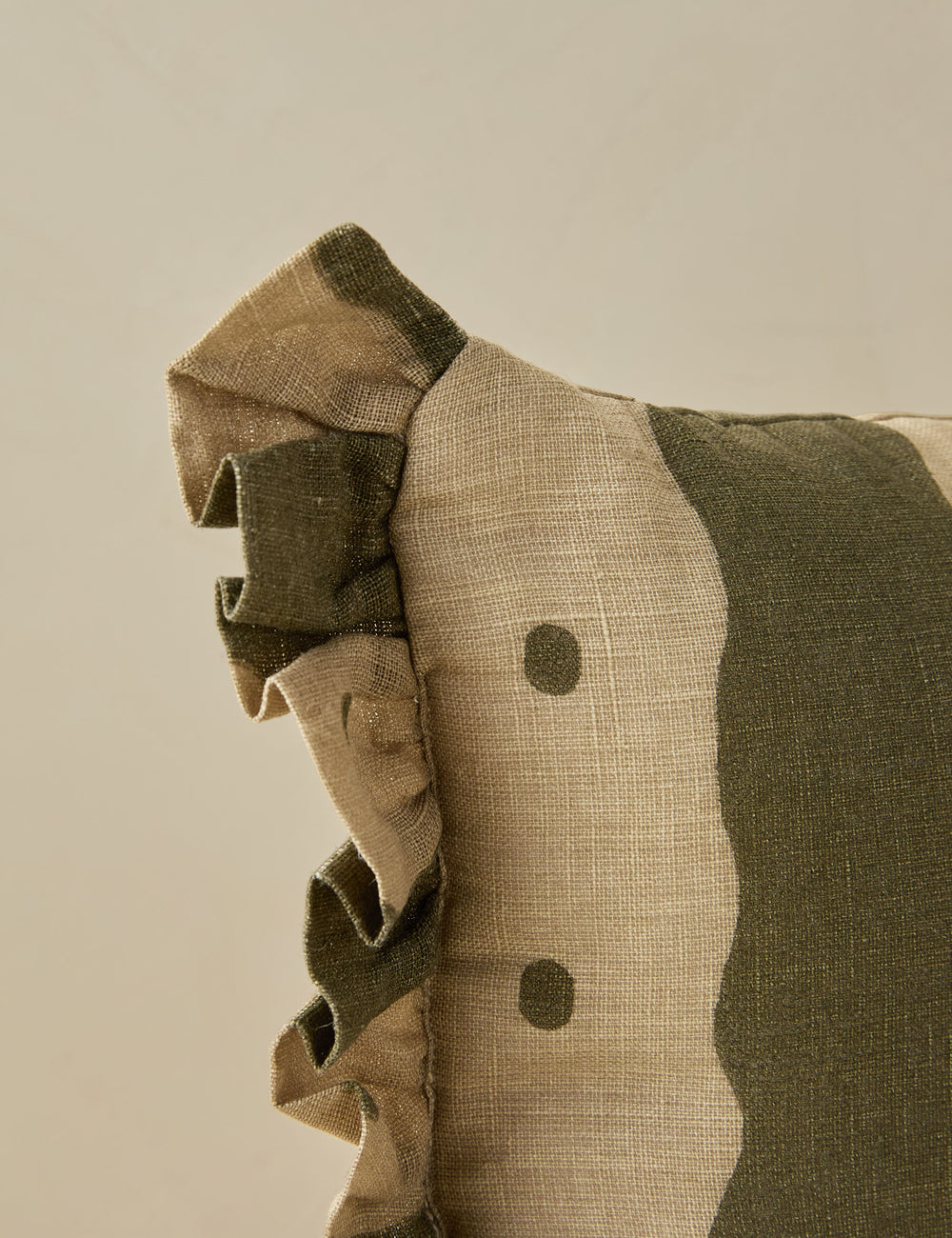 Dotti Linen Round Pillow by Sarah Sherman Samuel
