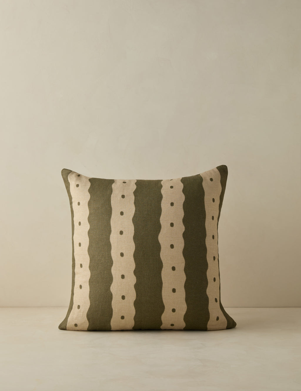 Dotti Linen Round Pillow by Sarah Sherman Samuel