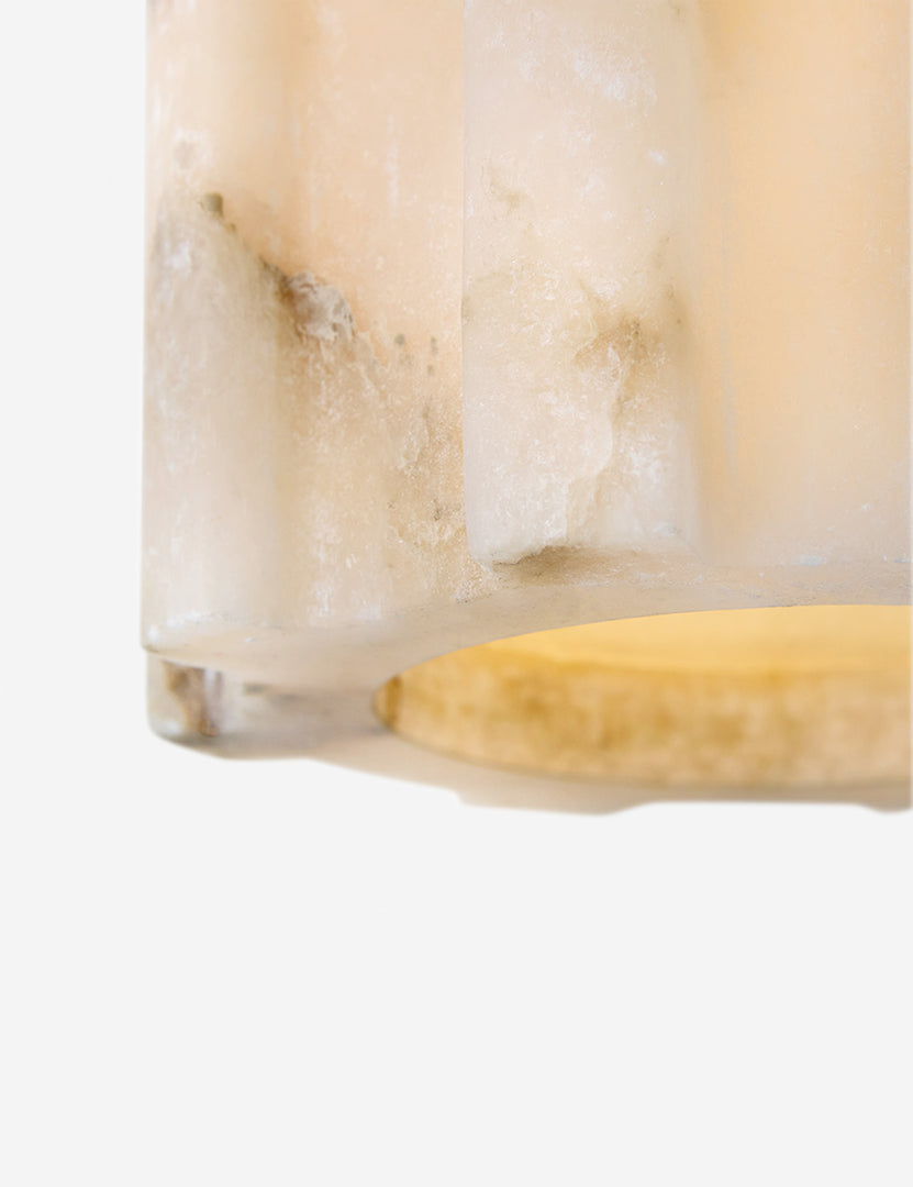 Sedgwick Alabaster Flush Mount Light