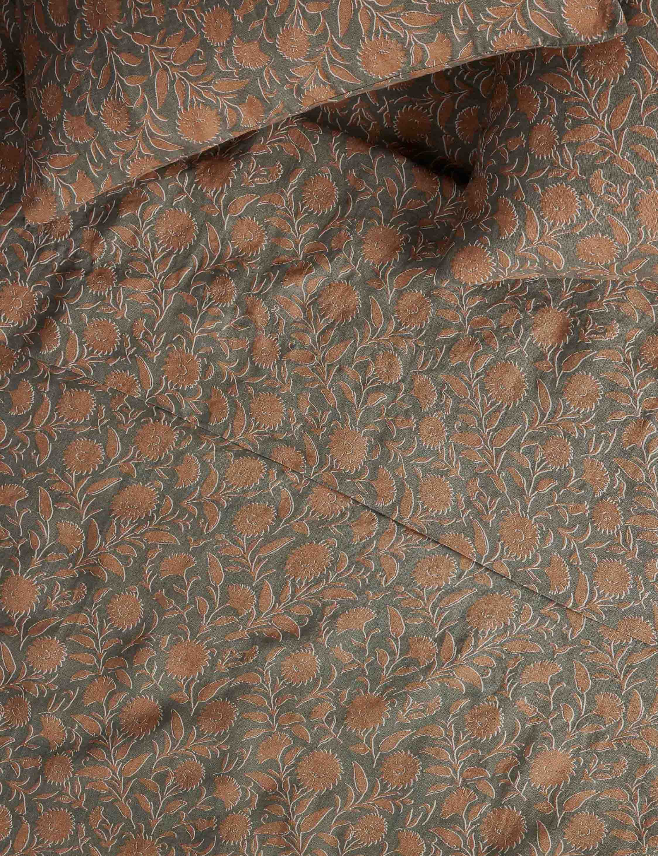 Fransen Linen-Blend Sheet Set