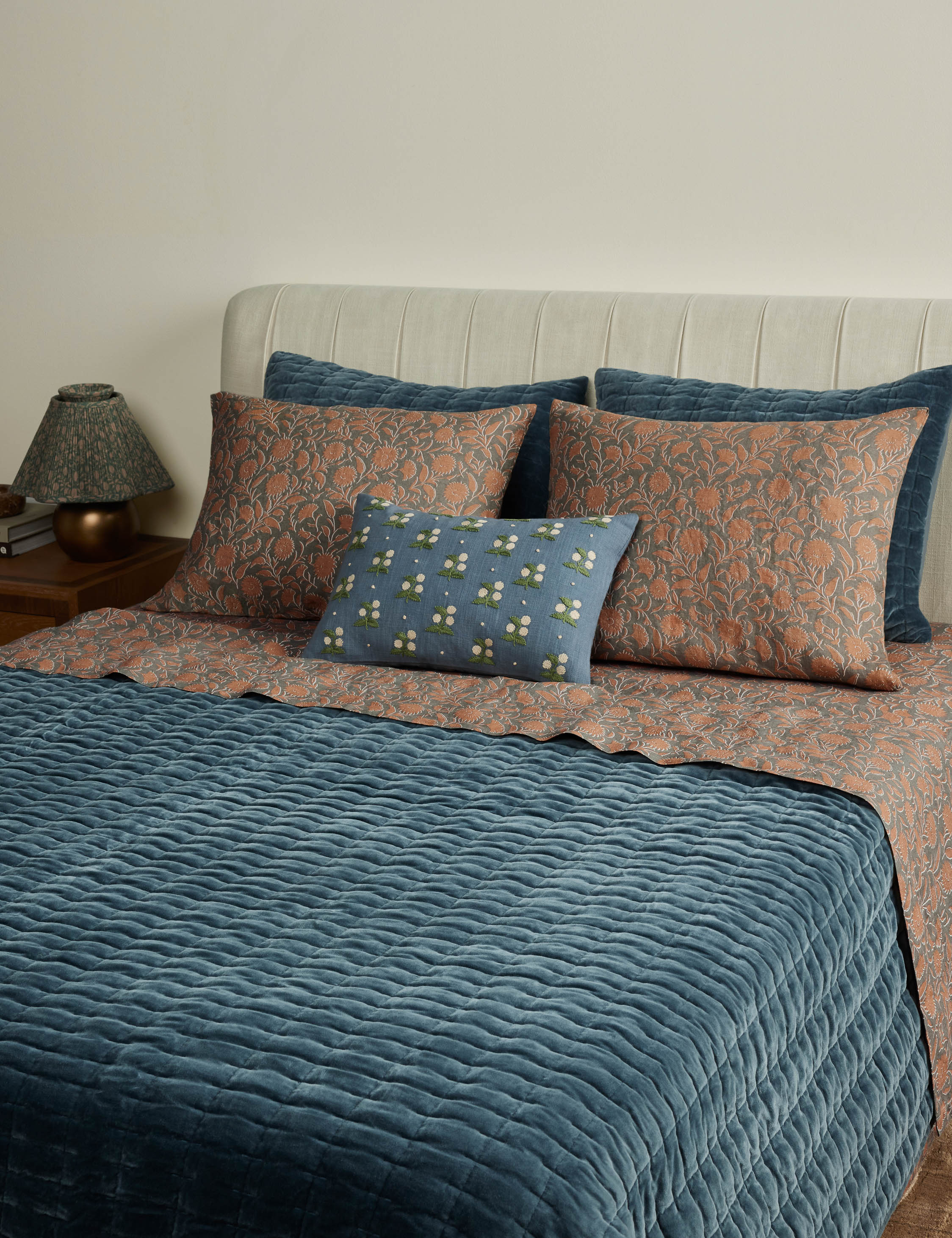 Fransen Linen-Blend Sheet Set