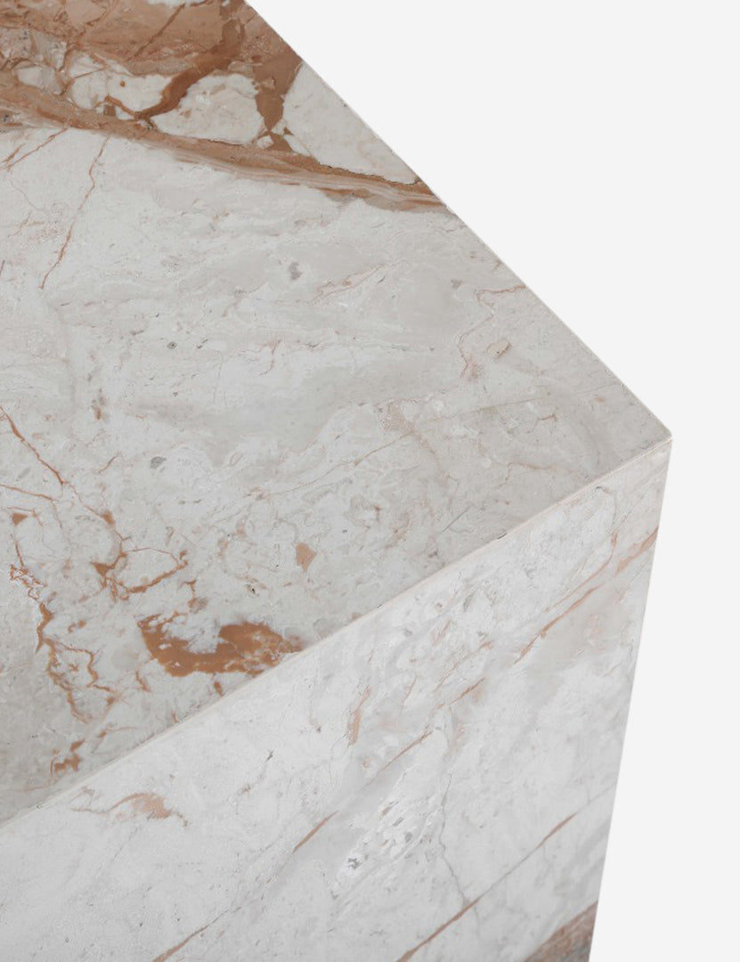 Galdeano Marble Side Table