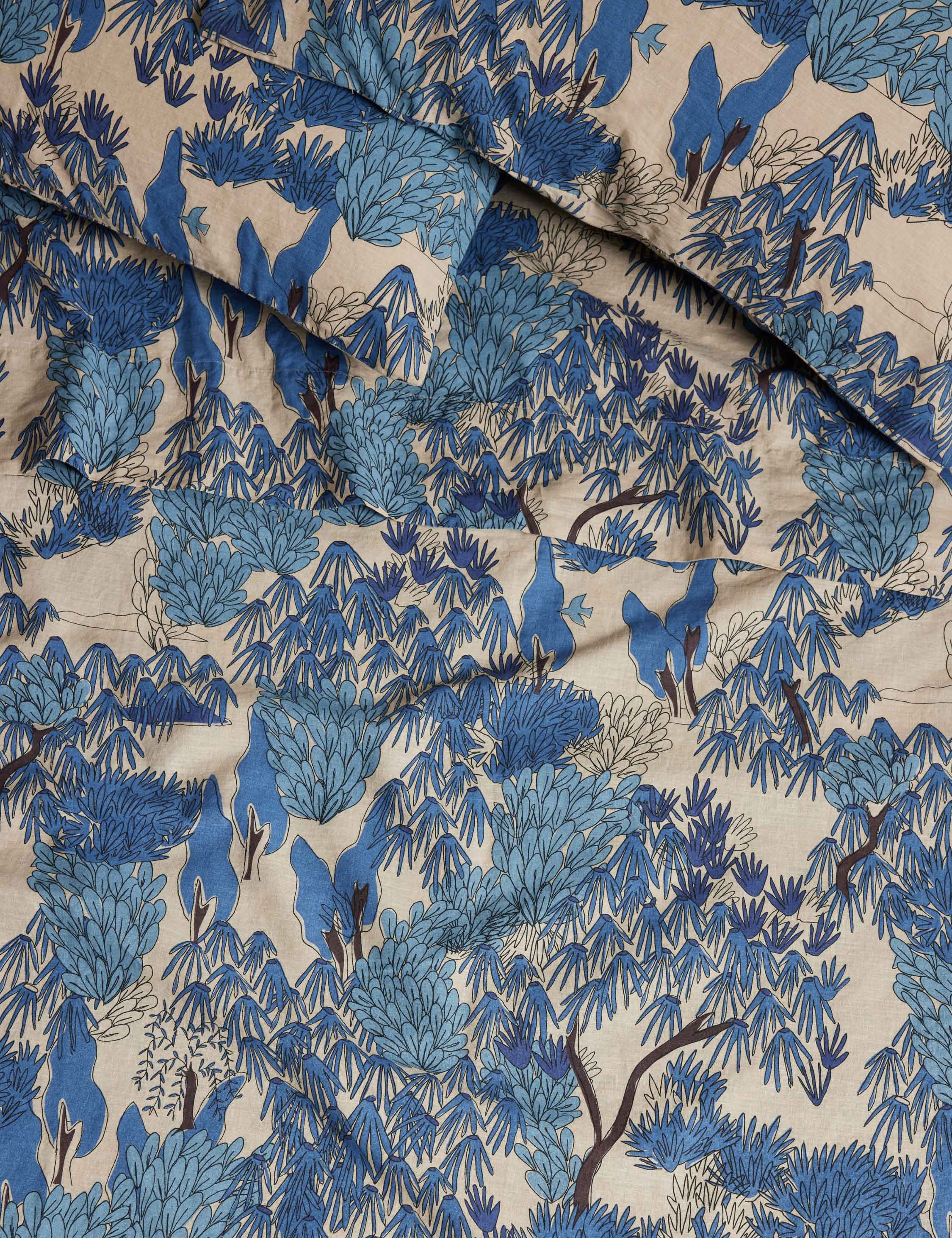 Garden Walk Linen Cotton Sheet Set by Sarah Sherman Samuel