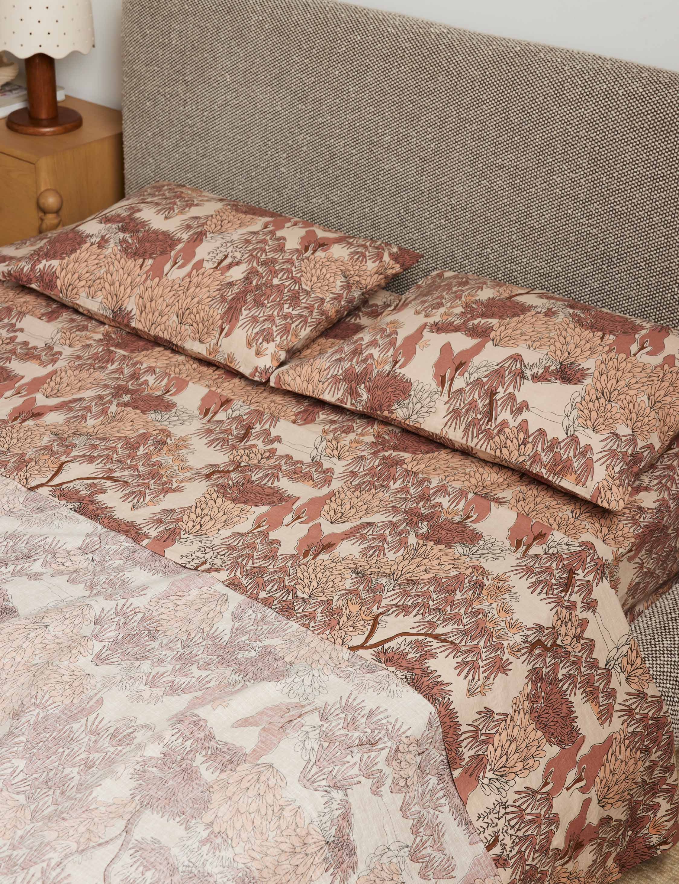 Garden Walk Linen Cotton Sheet Set by Sarah Sherman Samuel