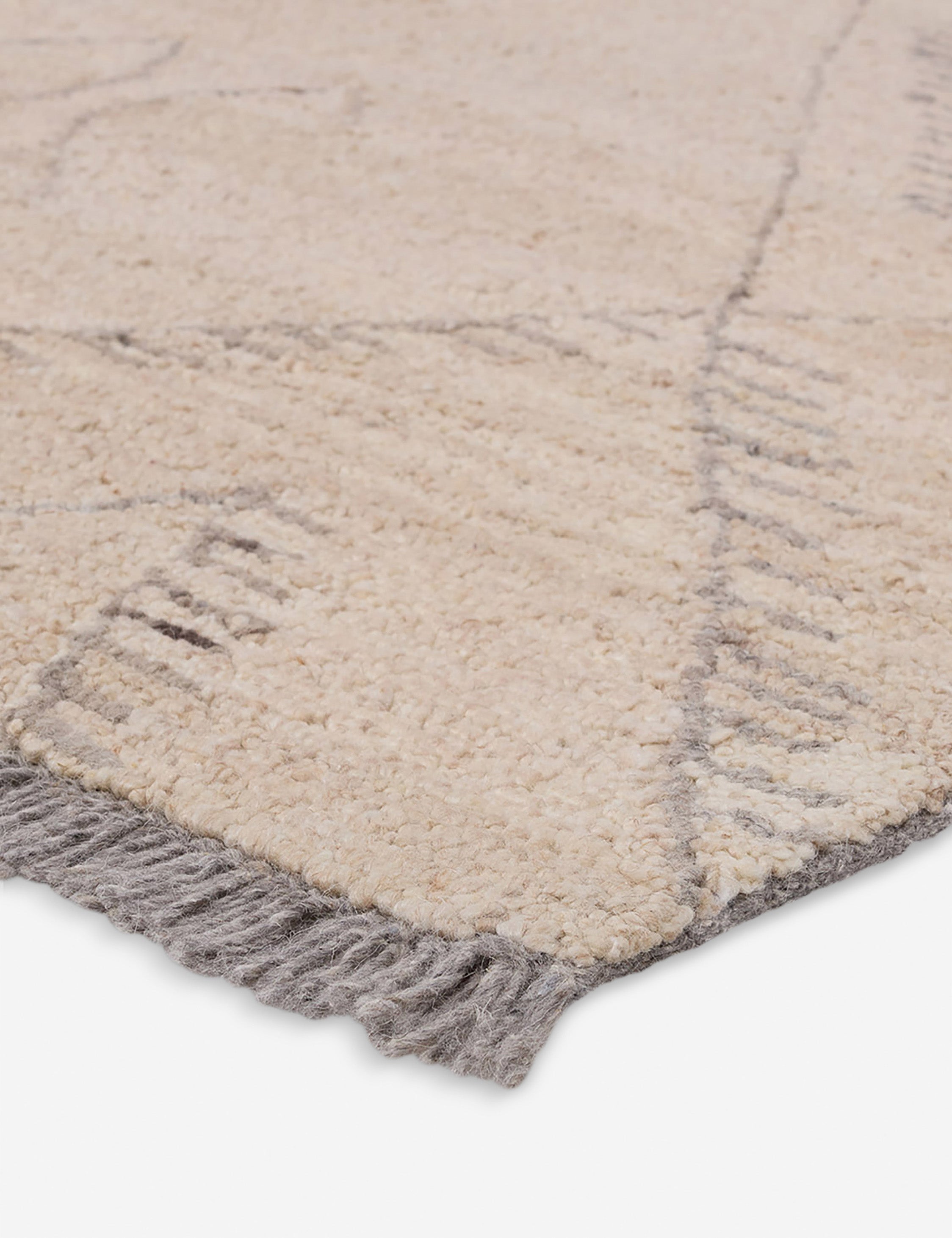 Esca Hand-Tufted Wool Moroccan-Style Rug