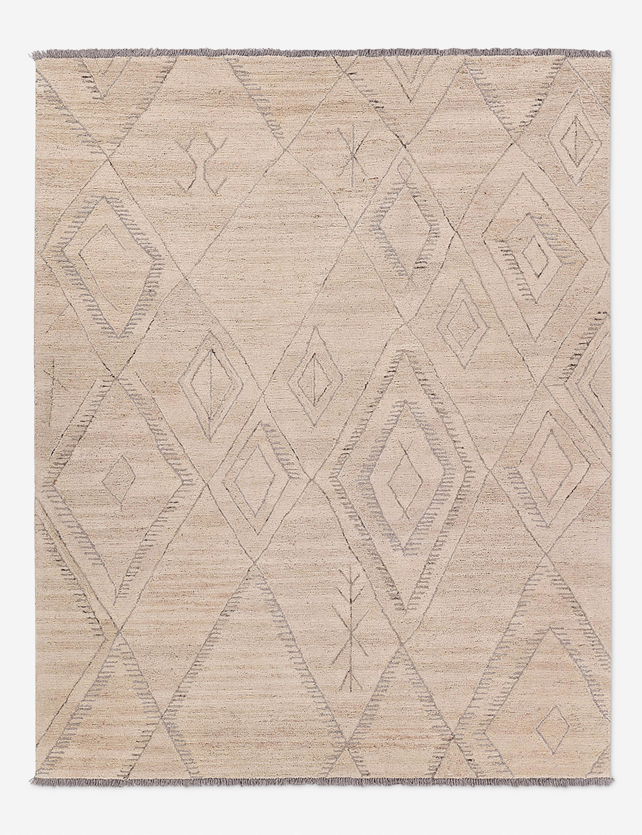 Esca Hand-Tufted Wool Moroccan-Style Rug