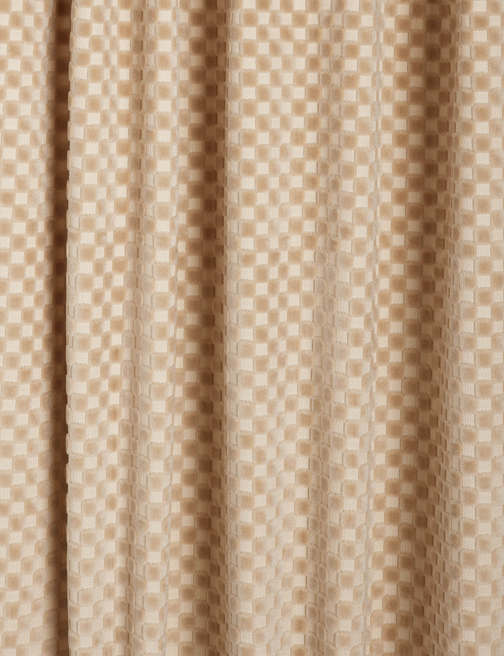 Hi-Lo Checker Velvet Curtain Panel By Sarah Sherman Samuel