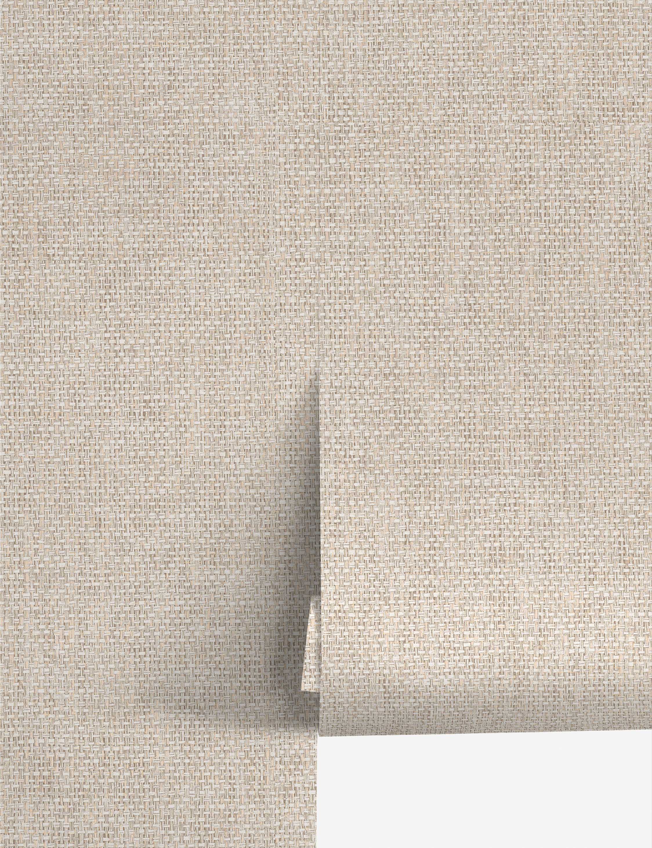 Grasscloth Primitivo Textured Peel + Stick Wallpaper by Jeremiah Brent