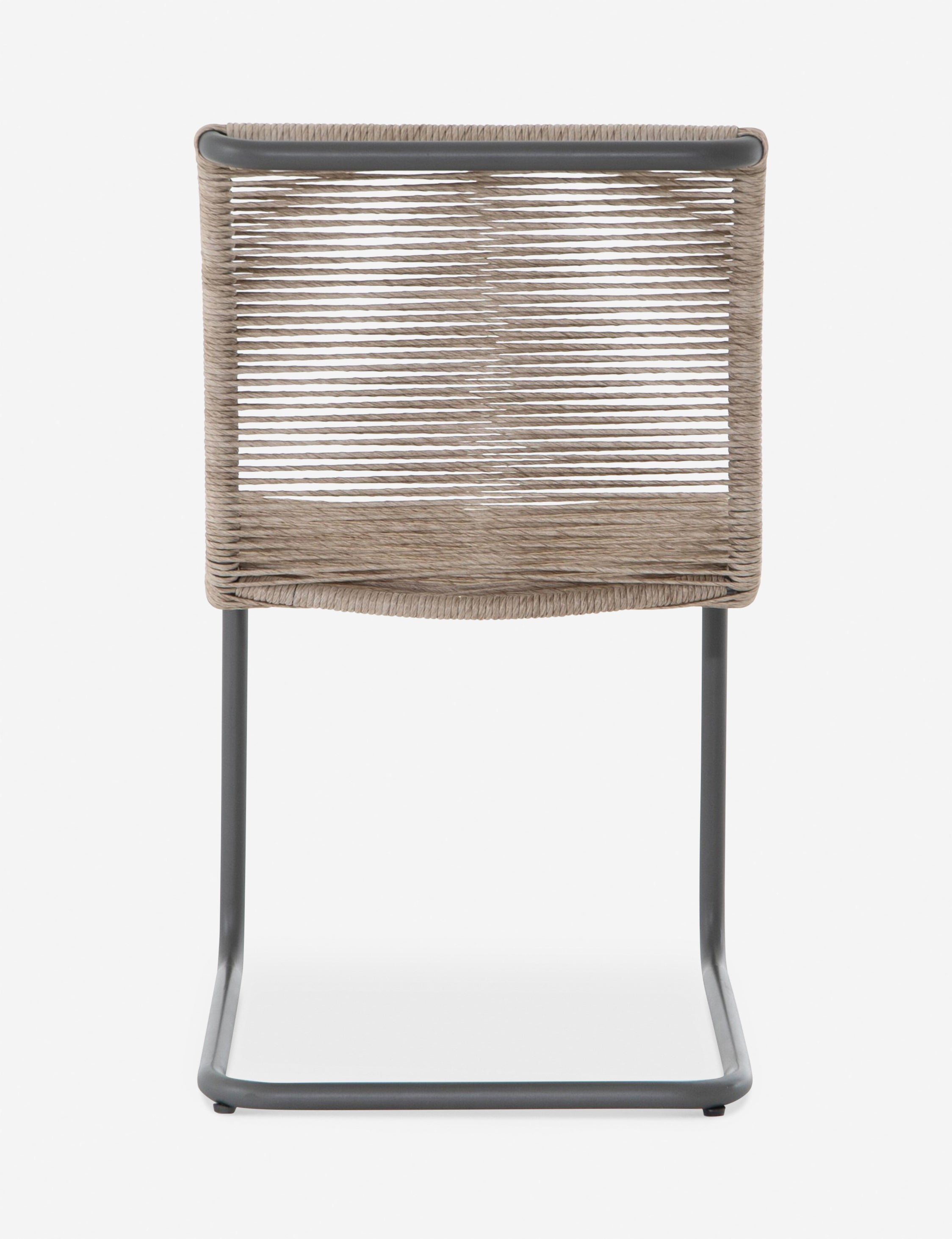 Wally Indoor/Outdoor Iron and Wicker Dining Chair