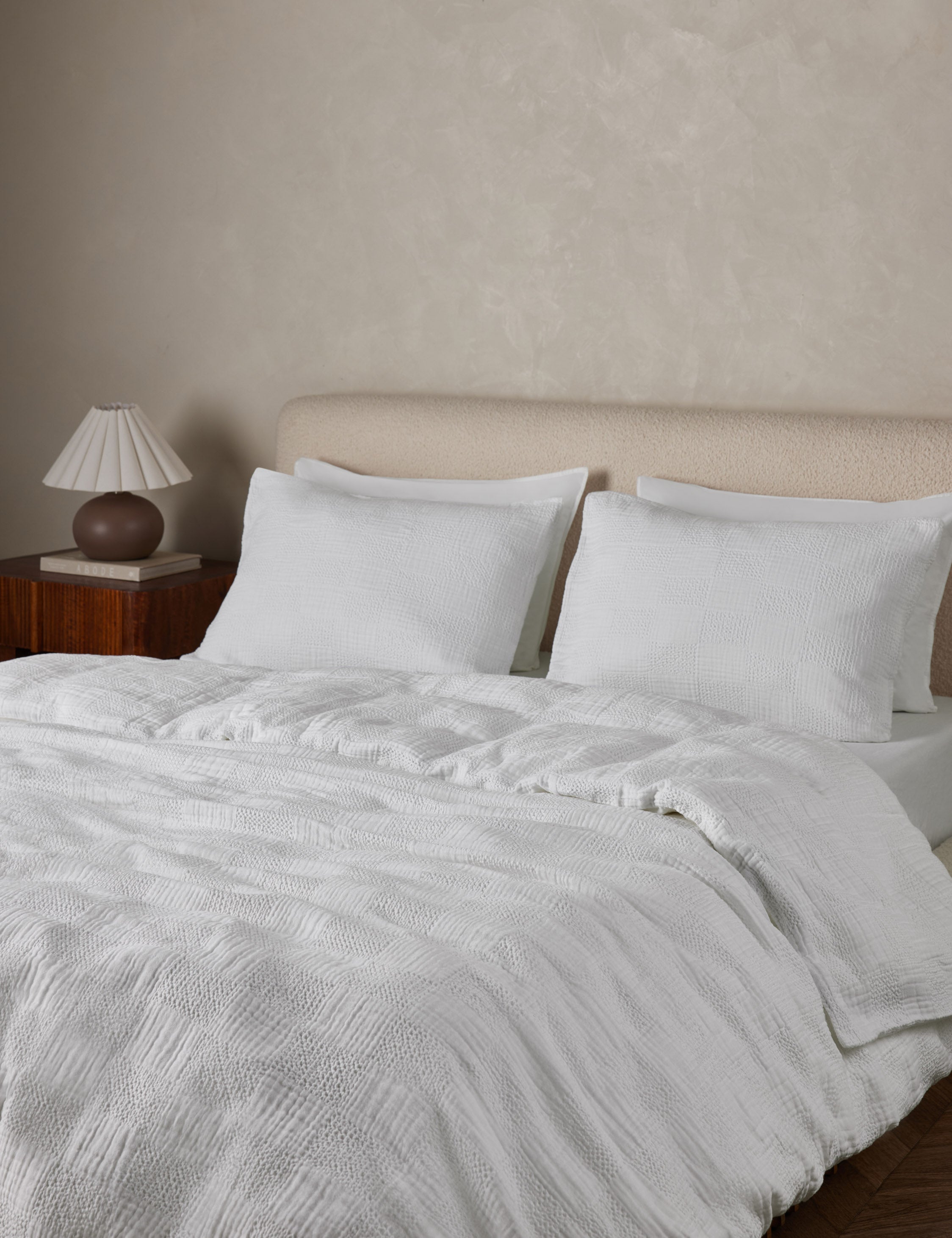 Kingsley Textured Waffle Duvet Cover
