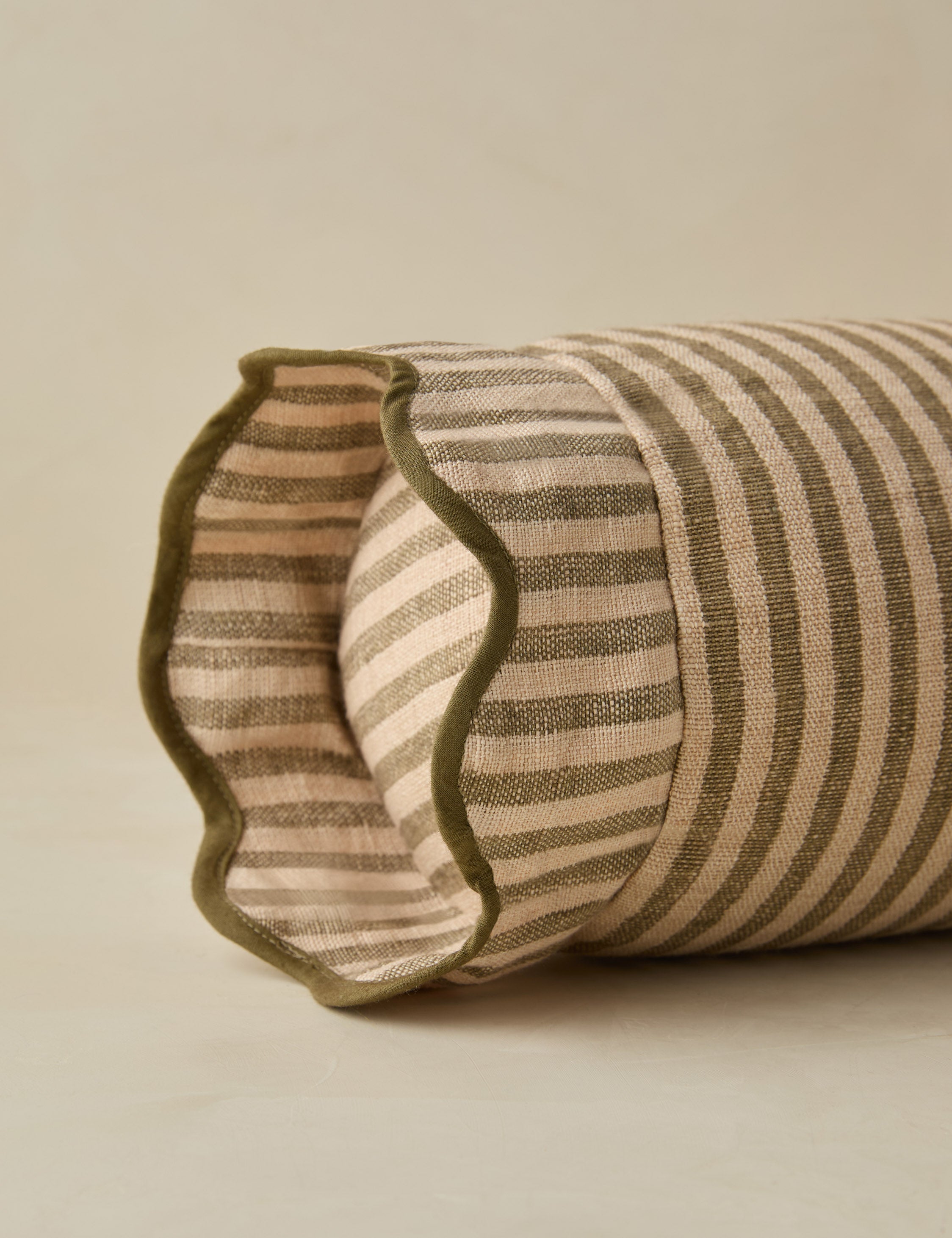 Lanie Linen Bolster Pillow by Sarah Sherman Samuel