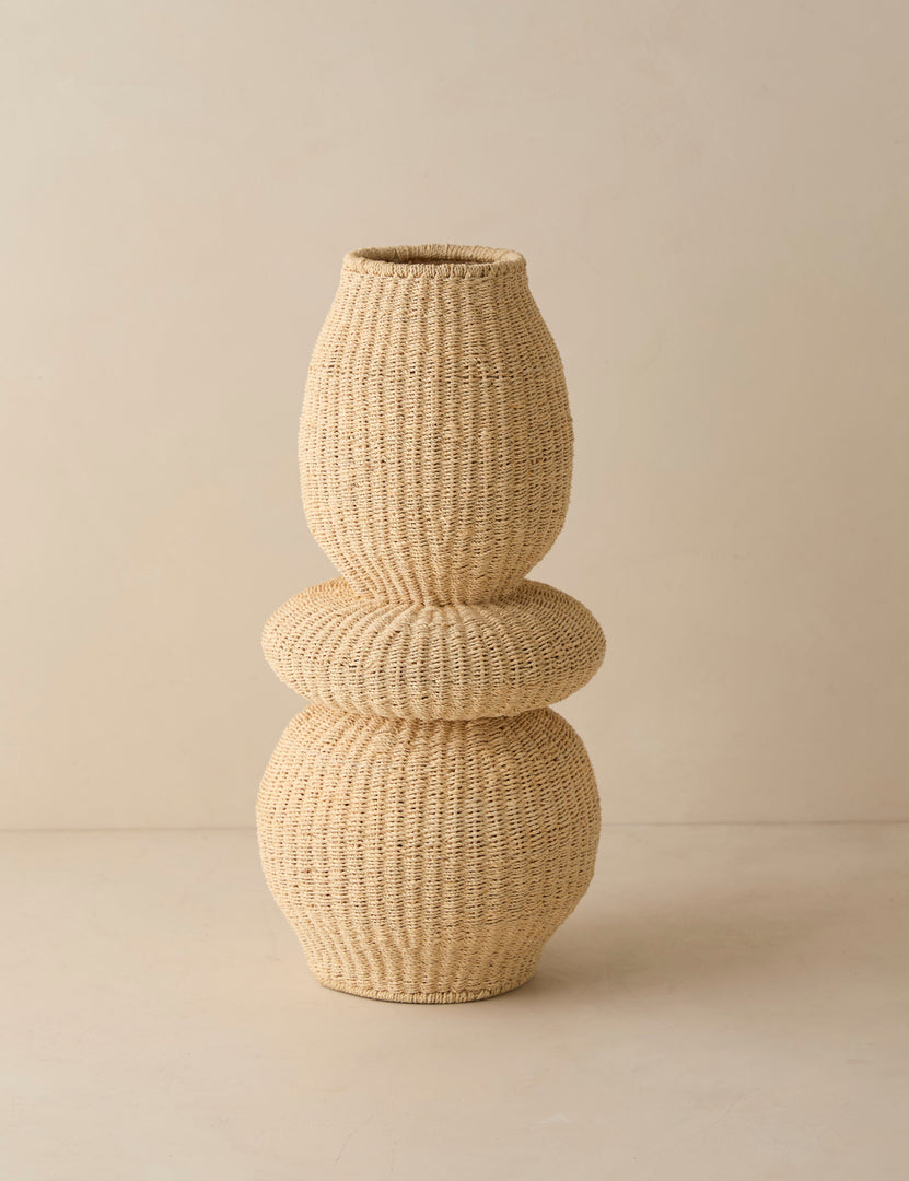 Lilia Decorative Woven Tabletop Vase