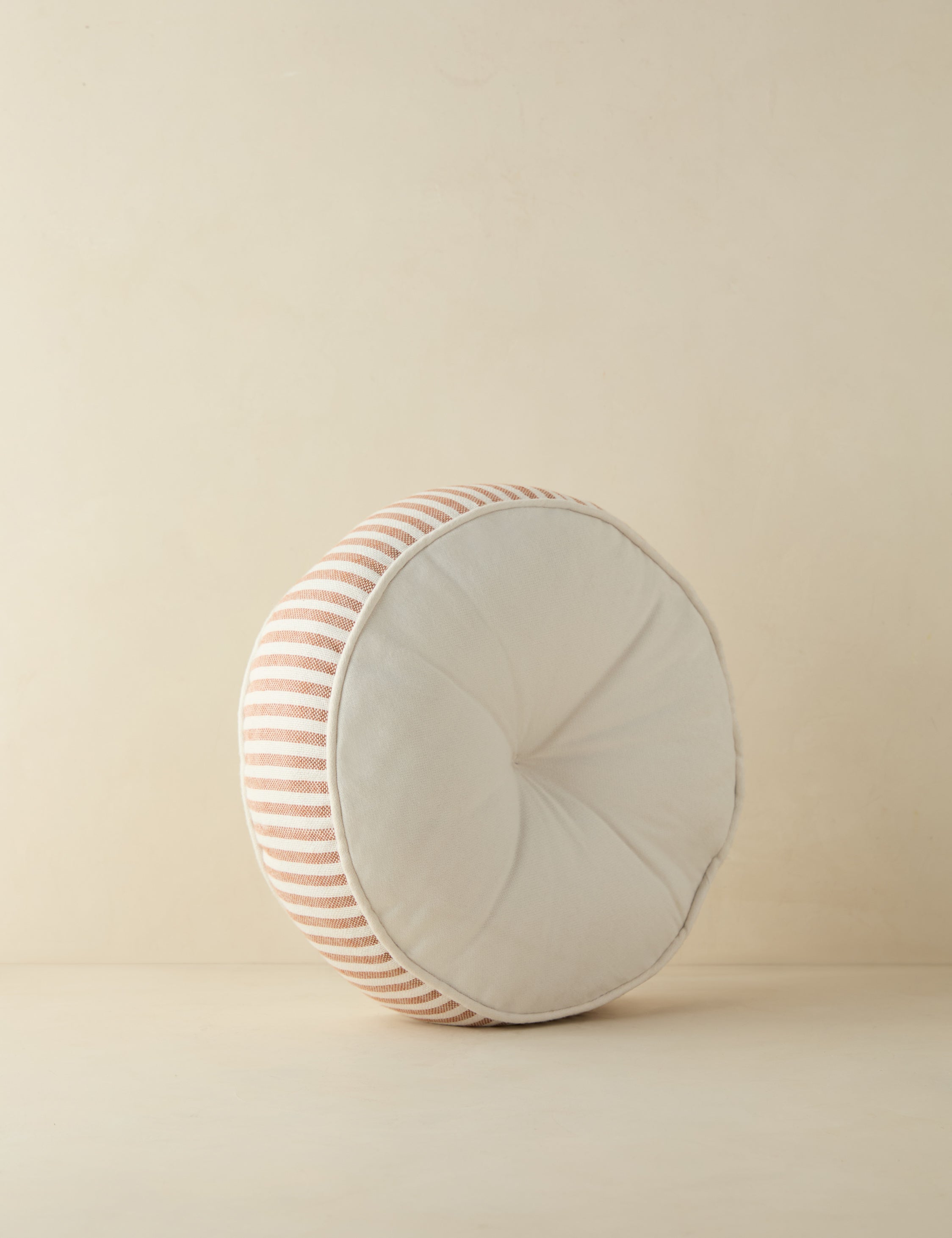 Littu Indoor / Outdoor Striped Disc Pillow by Sarah Sherman Samuel