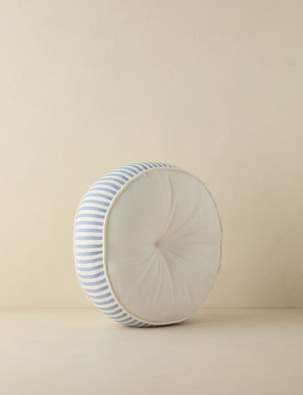 Littu Indoor / Outdoor Striped Disc Pillow by Sarah Sherman Samuel