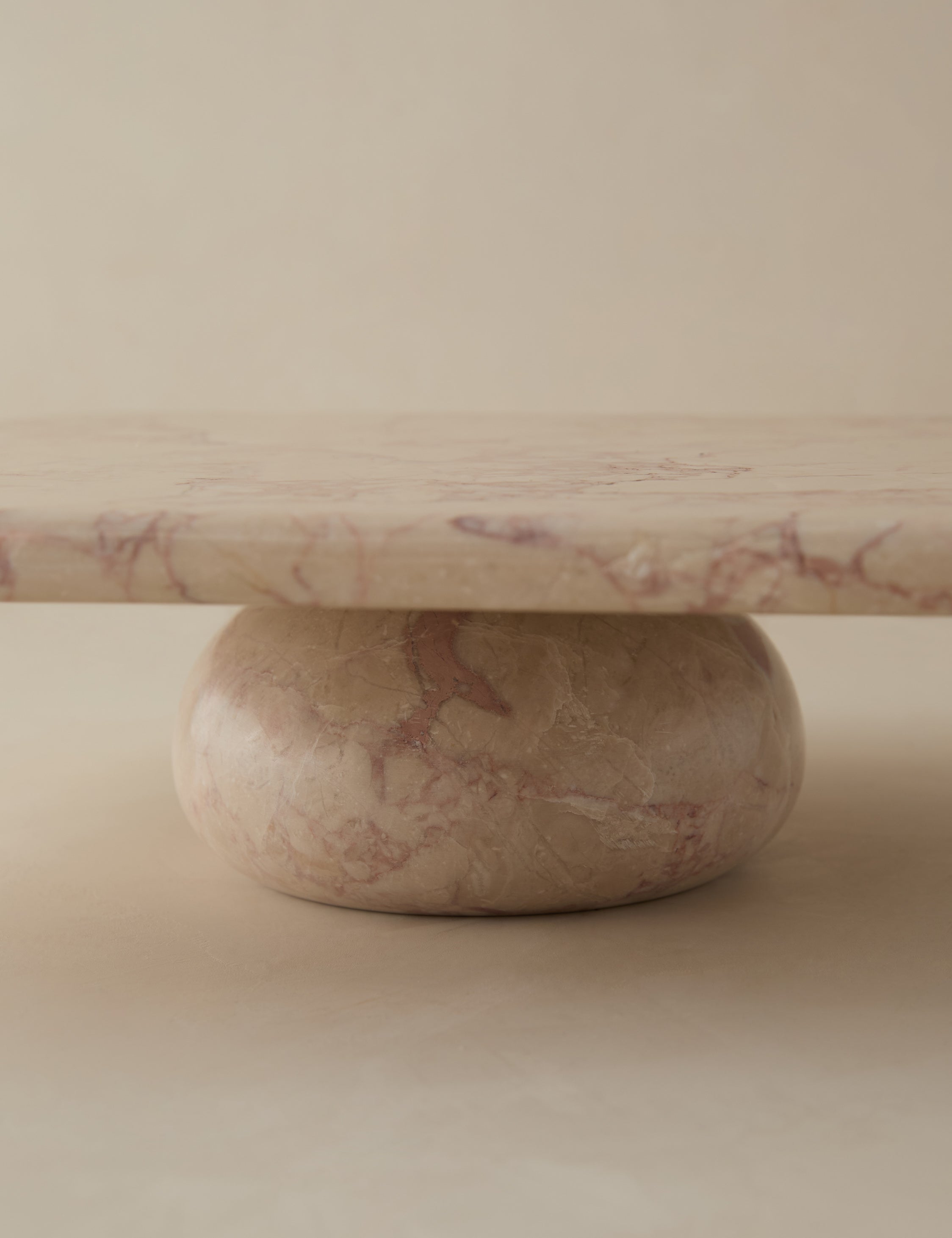 Lusine Square Marble Serving Stand