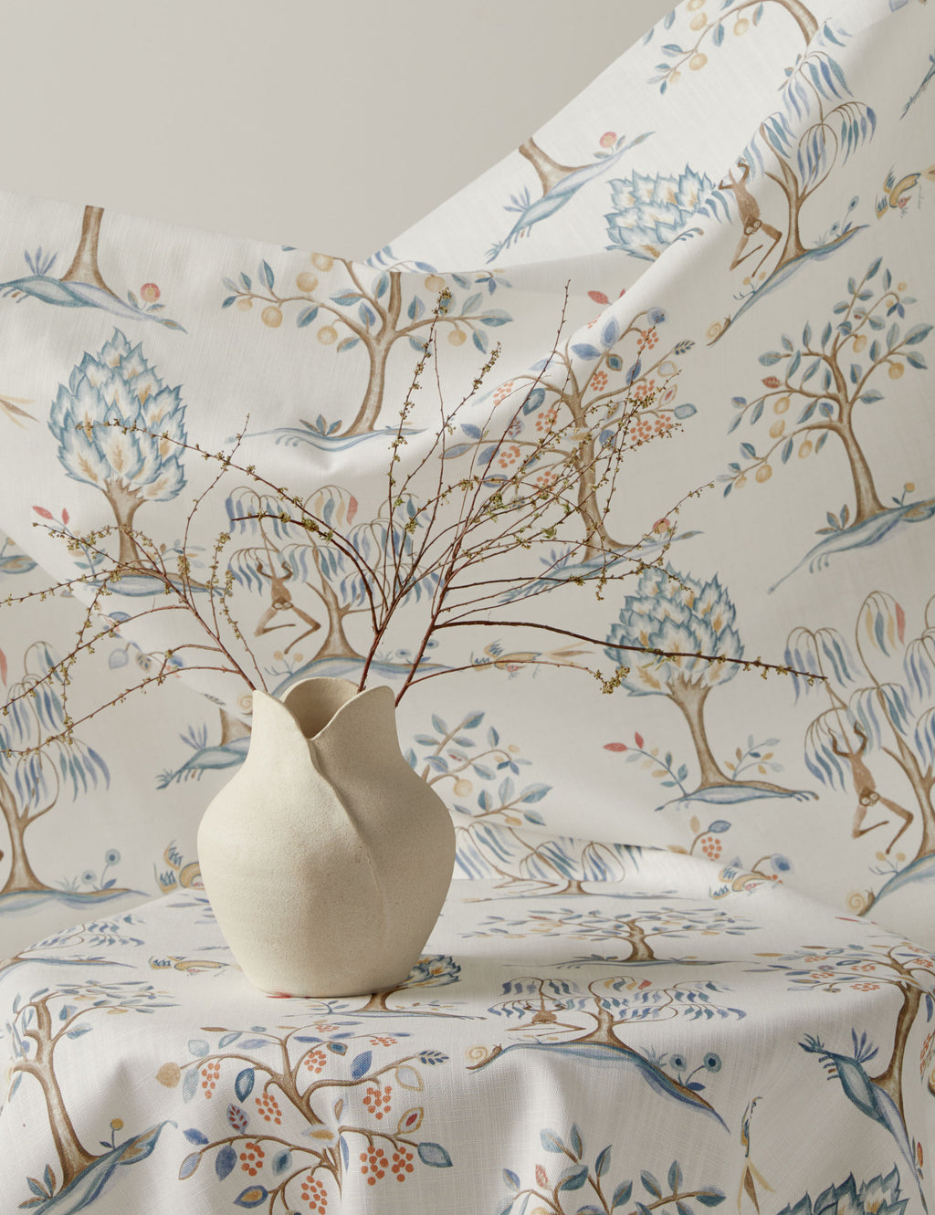 Margita Tropical Cotton Fabric