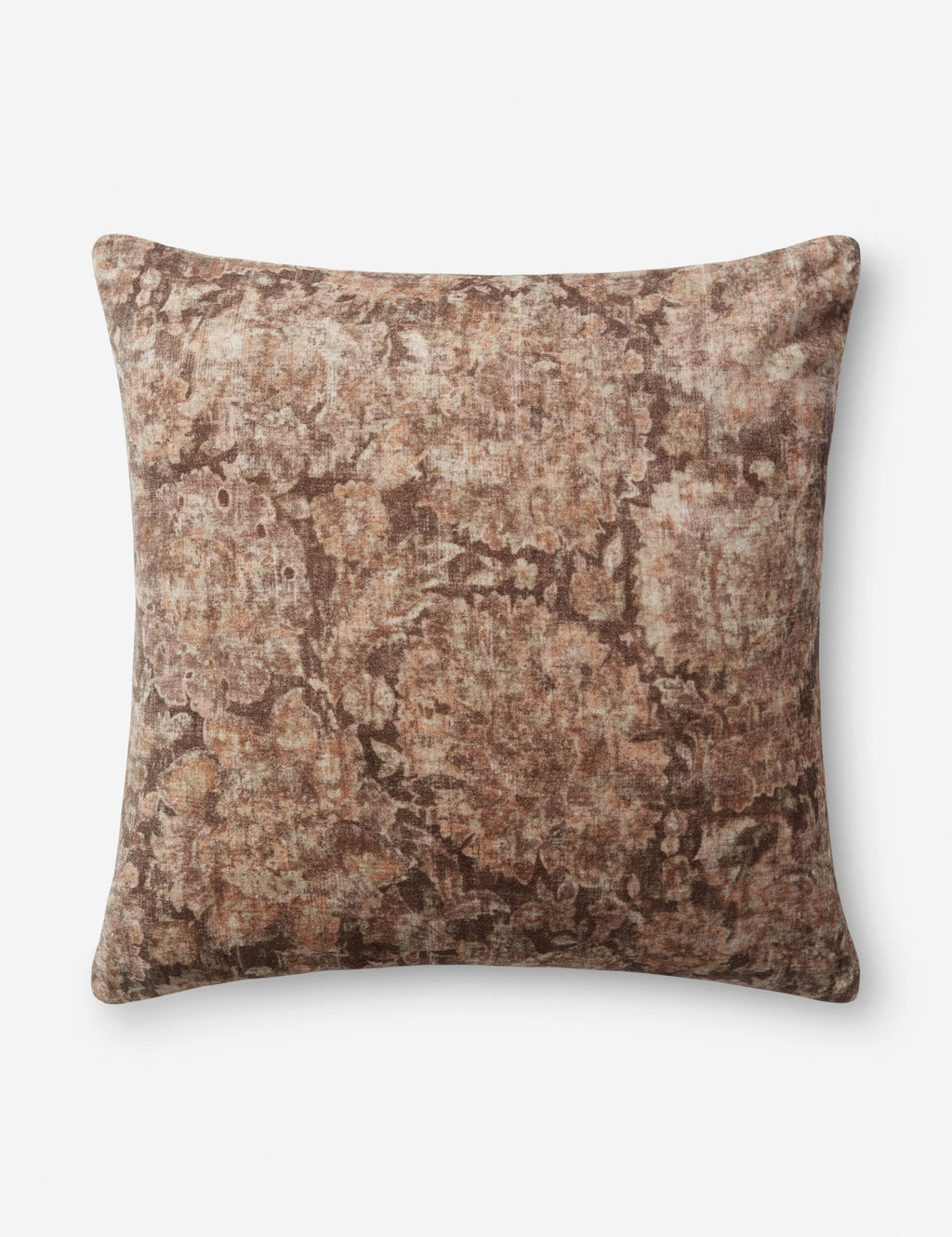 Jacome Distressed Floral Pillow