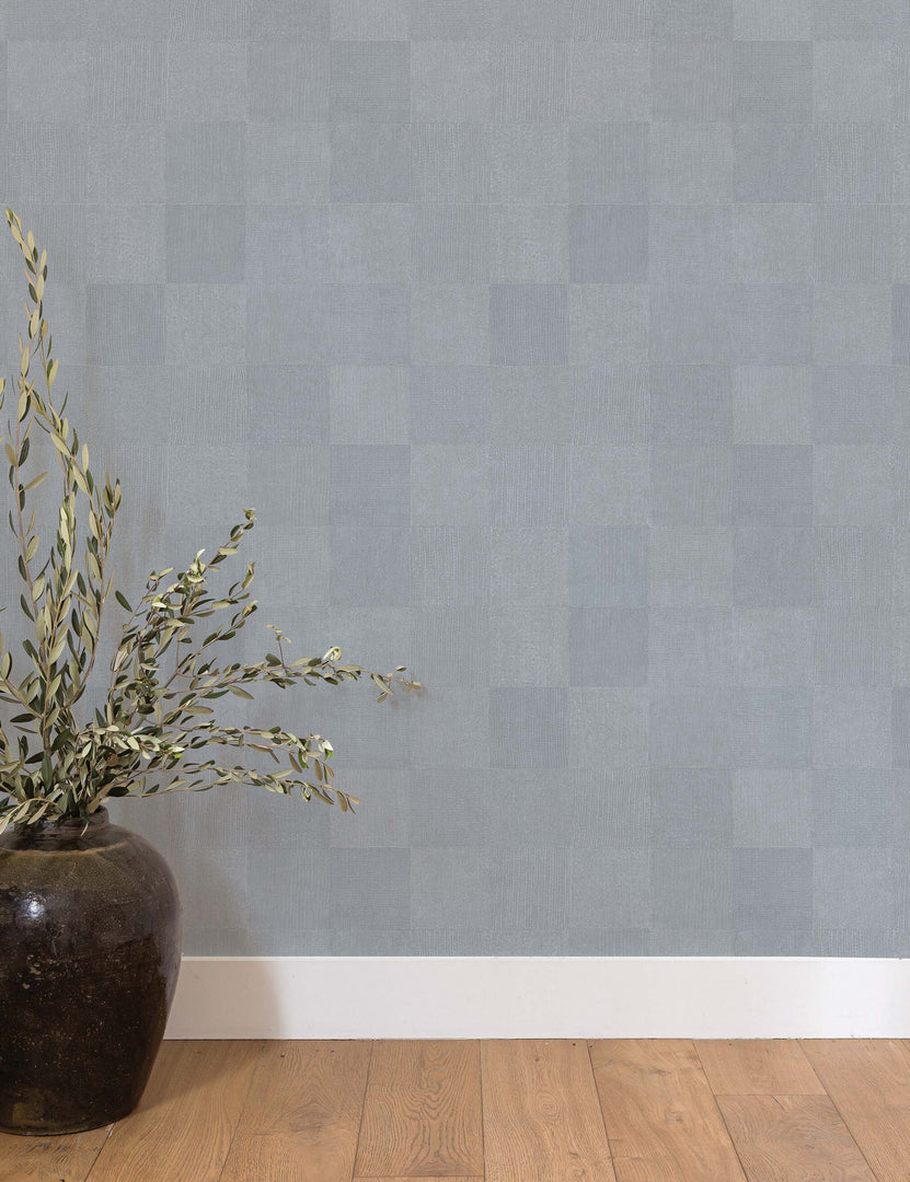 Textured Check Peel + Stick Wallpaper by Pure Salt