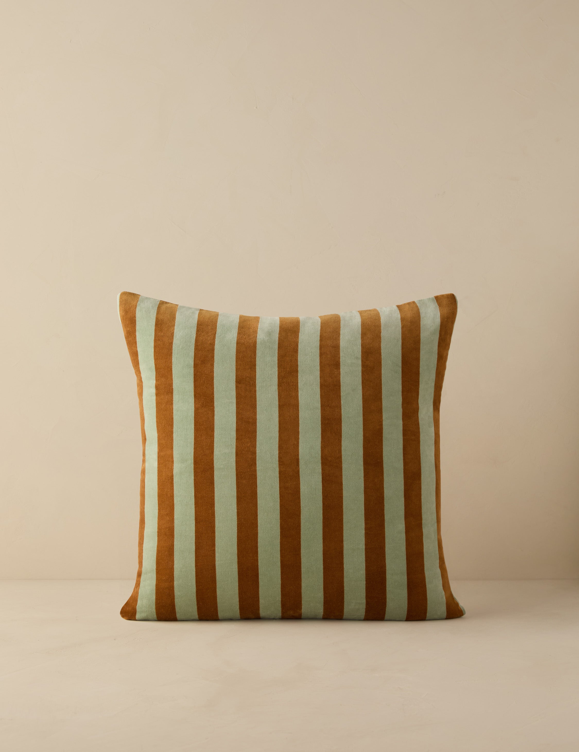 Panetta Striped Velvet Pillow