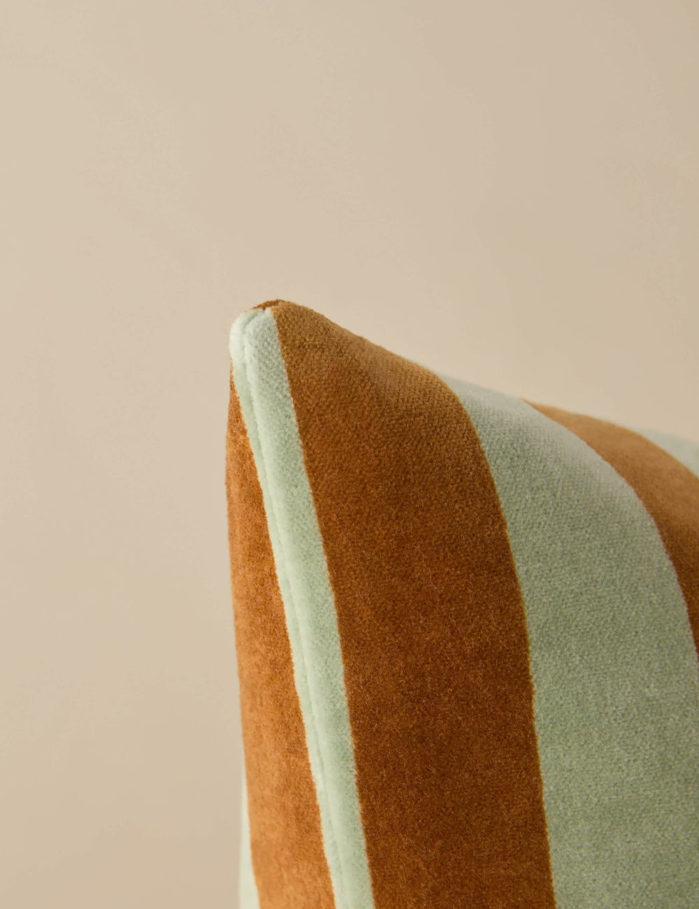 Panetta Striped Velvet Pillow